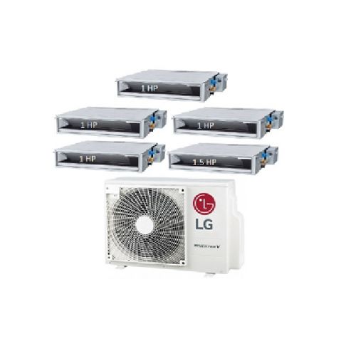 Máy Lạnh Chính Hãng LG 5HP A5UQ48GFA1/AMNQ09GL1A0 + AMNQ12GL2A0